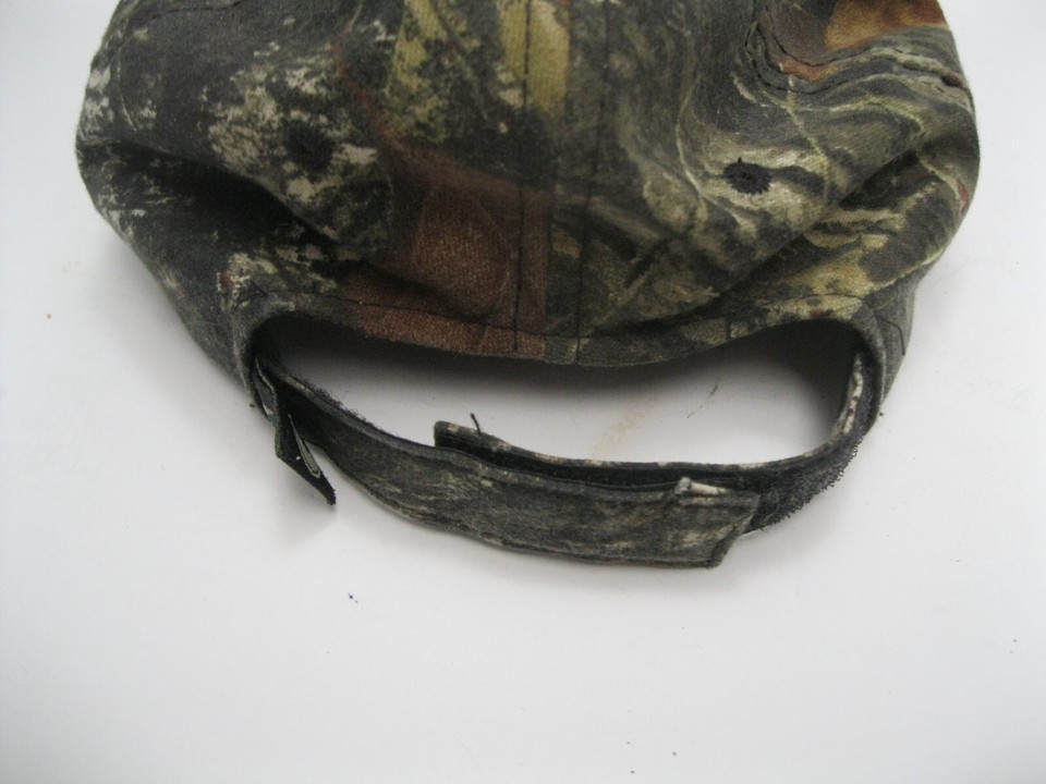 Port Authority camo ball cap hat camouflage hunting hook & loop closure ...