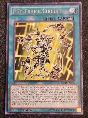 Yu-Gi-Oh PSY-Frame Circuit HSRD-EN036 1st Edition Rare NM | eBay