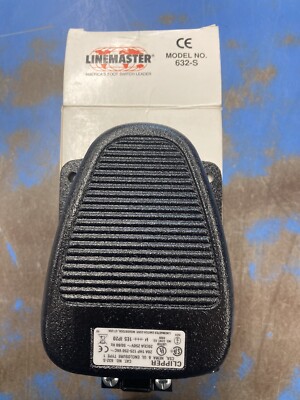 LINEMASTER 632-S Clipper Foot Switch - Black 3770006535161| eBay