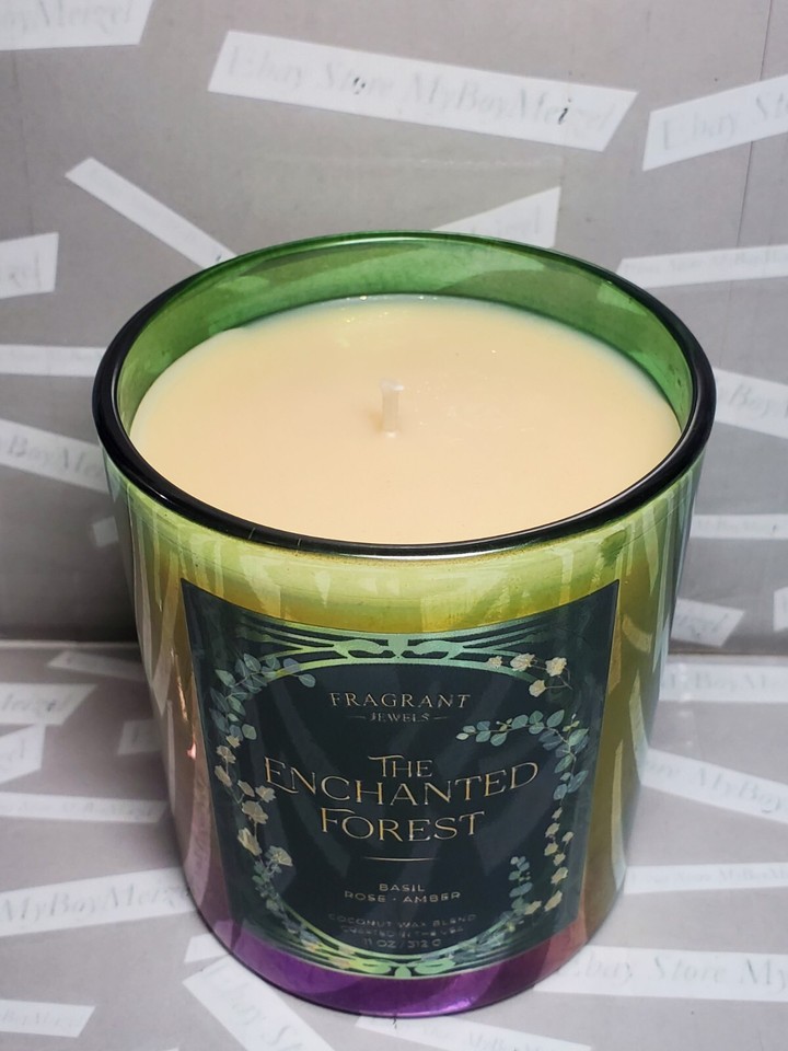 Fragrant Jewels THE ENCHANTED FOREST Candle Collection with Size 8 Ring ...