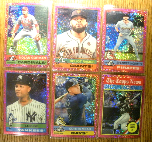 2025 Topps Heritage Pick Sparkle Chrome Variations Lot of 8 | eBay