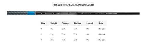 NEW Mitsubishi Tensei AV Limited Blue 85X Hybrid 3 (Qi10 Pull RH) | eBay