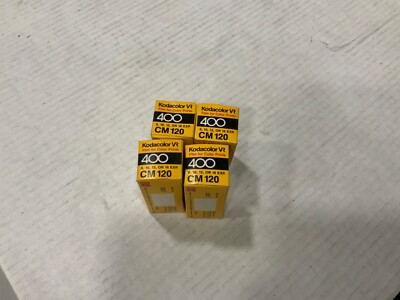 Vtg Kodak KODACOLOR VR FILM 400 CM 120 Rare NOS Sealed Box - 4 Rolls ...
