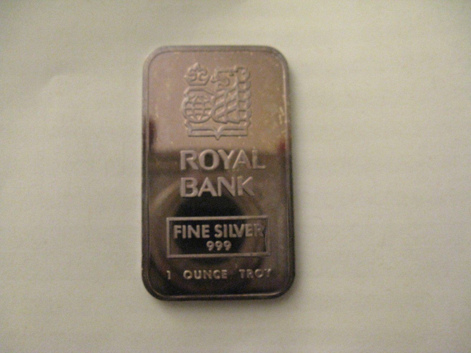 RARE JM - RBC Royal Bank Johnson Matthey 1 oz 999 Silver Bar Low ...