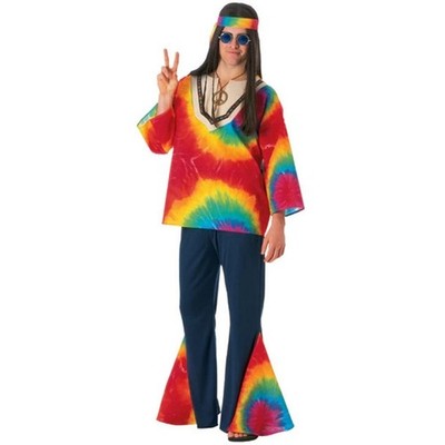 Rubies Feelin Groovy Psychedelic Sam Hippie Men's Costume Size One Size ...