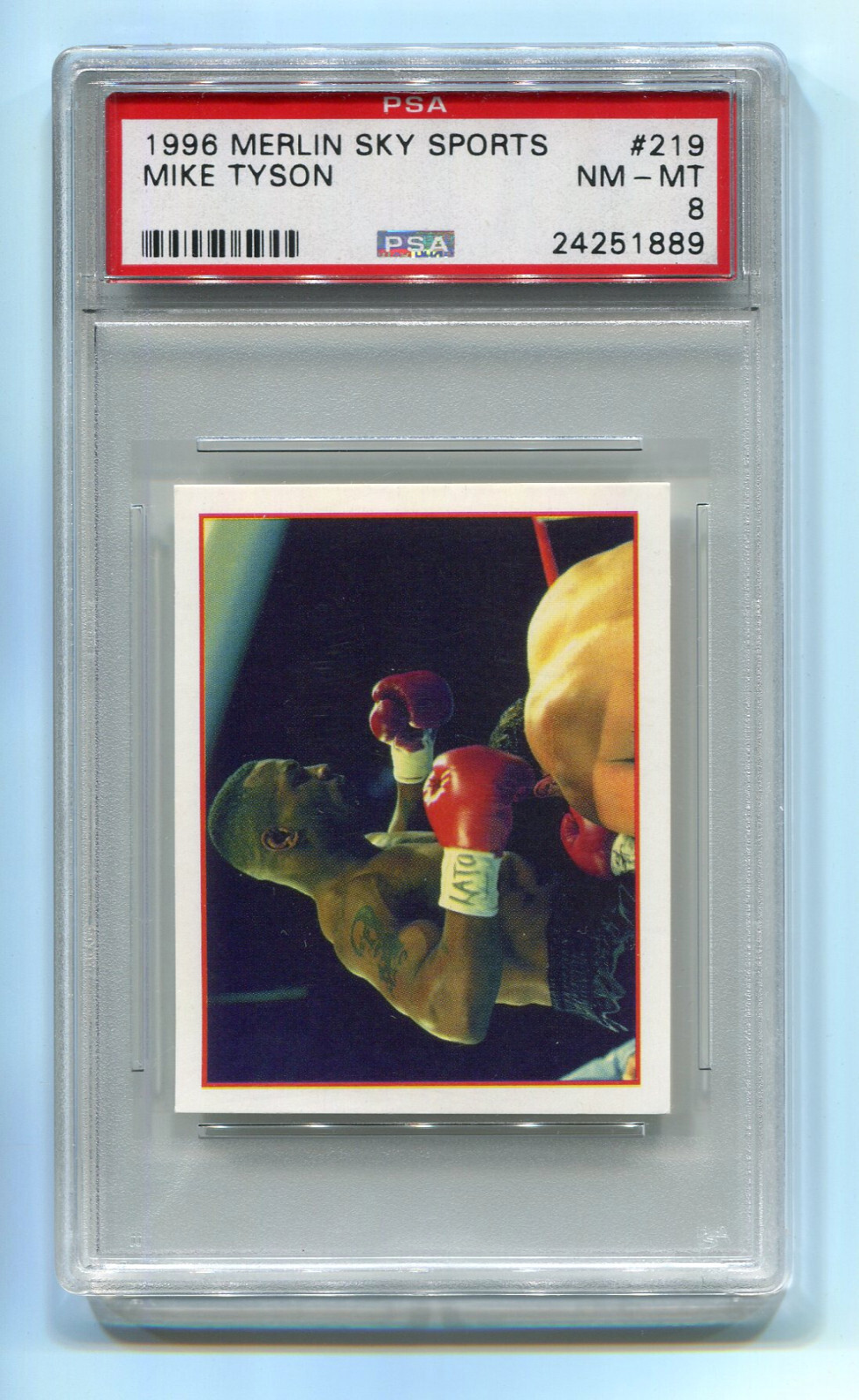 1996 Merlin Sky Sports 219 Mike Tyson Peter McNeeley PSA 8 NM-Mint HOF Boxing NQ | eBay