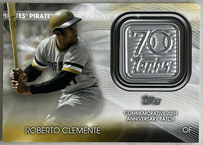 2021 Topps Roberto Clemente Commemorative 70th Anniversary Patch ...