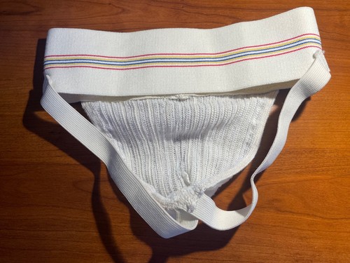 Mens BIKE No. 10 'UNIVERSITY' Vintage Jockstrap - Small, White | eBay