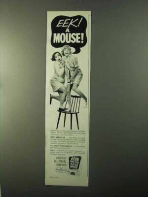 1971 D-Con Mouse-Prufe Ad - Eek! A Mouse! | eBay