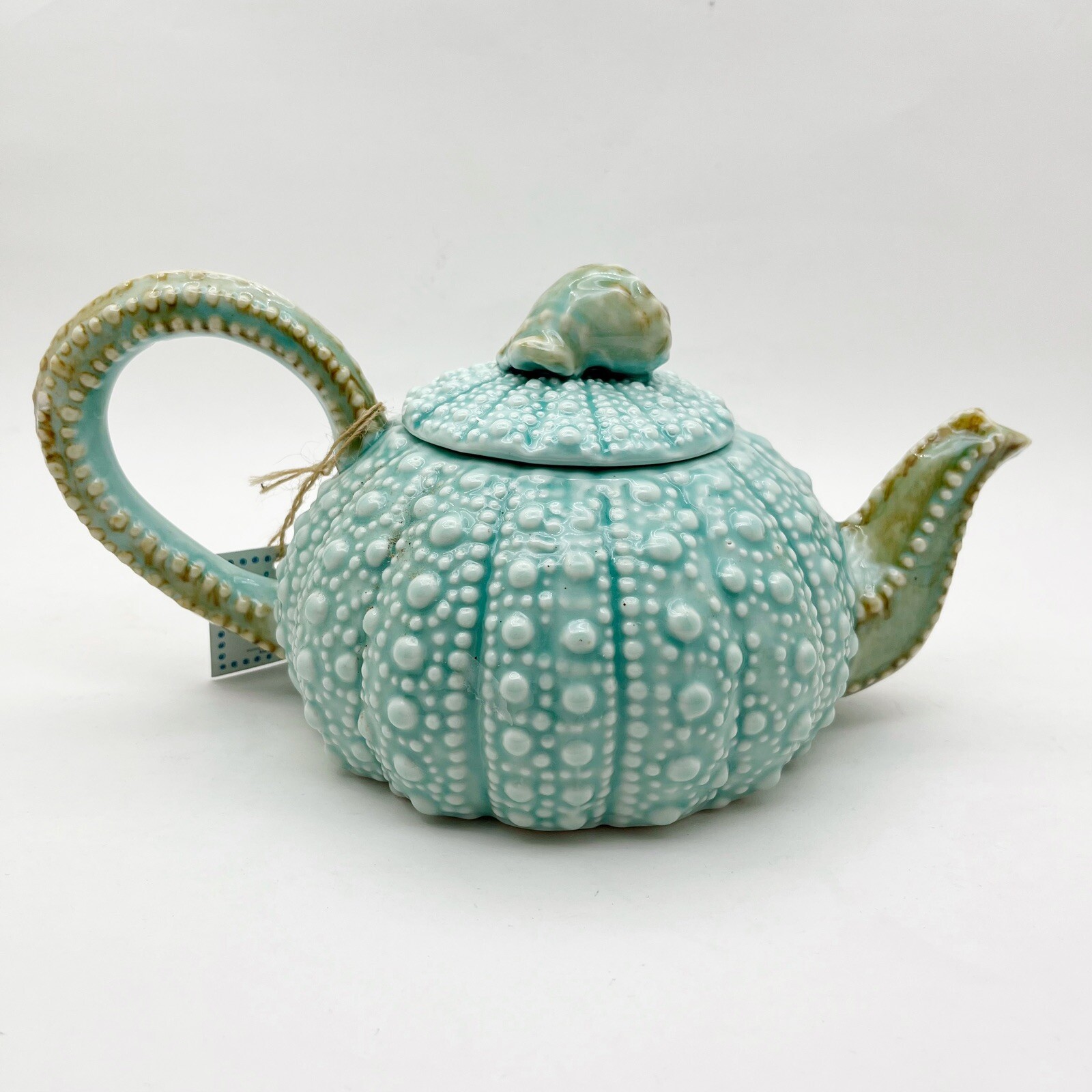 BLUE SKY Ceramics SEA URCHIN Teapot |Turquoise Beach Ceramic Teapot | 4 ...