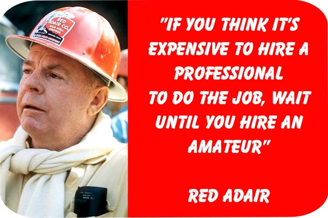 Red Adair "Expensive...." (4" X 6") Sublimated Aluminum | eBay