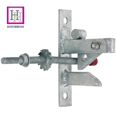SELF LOCKING AUTO GATE CATCH + STRIKER HEAVY DUTY GALVANISED - FIELD ...