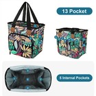 Knitting Bag Large Yarn Storage Tote Organizer Crochet Hook Craft ...