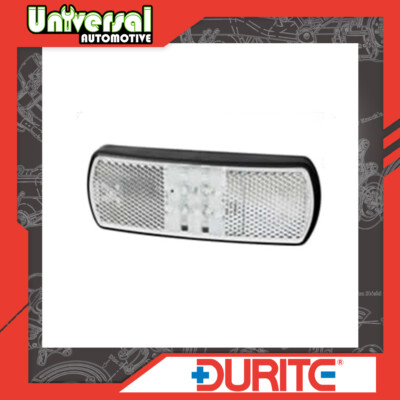 Durite Clear LED Front Marker & Reflex Reflector Lamp with Superseal ...
