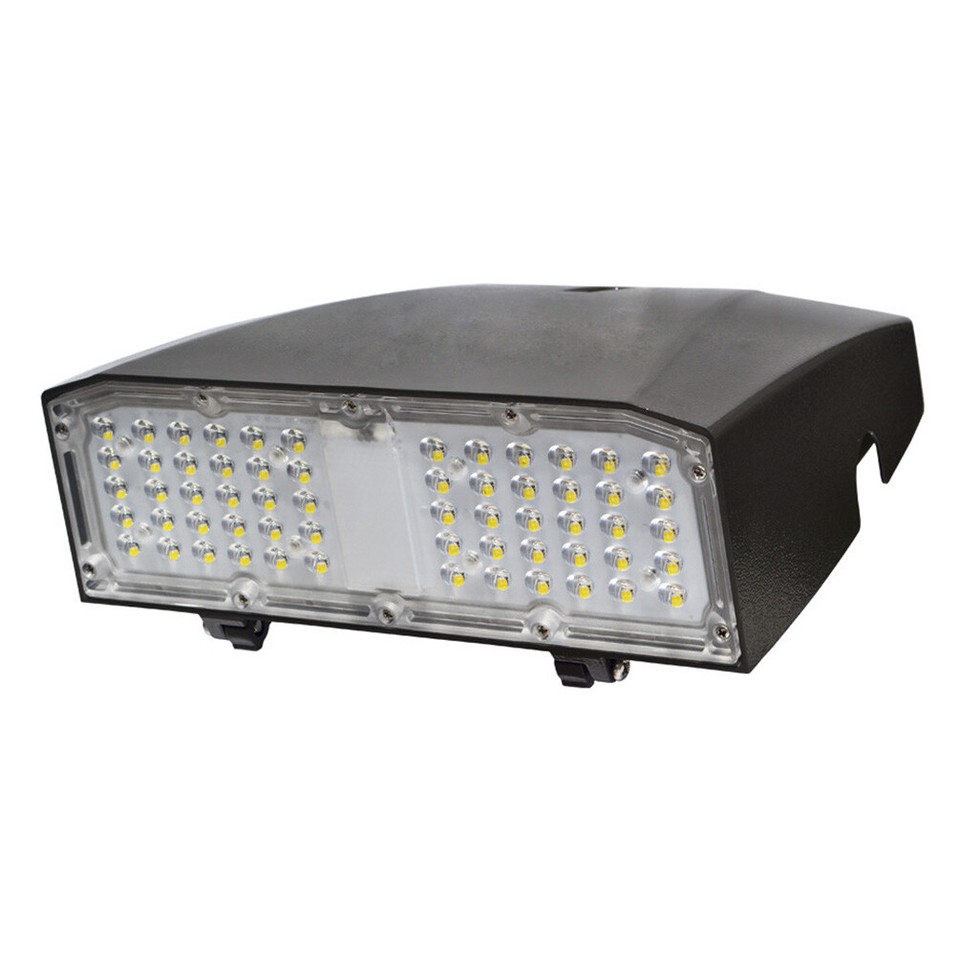 60W LED Slim Wall Pack Light Outdoor Area Security Lighting 7800LM ...