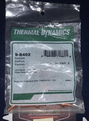 5 x Thermal Dynamics 9-8402 Electrodes FREE SHIPPING | eBay
