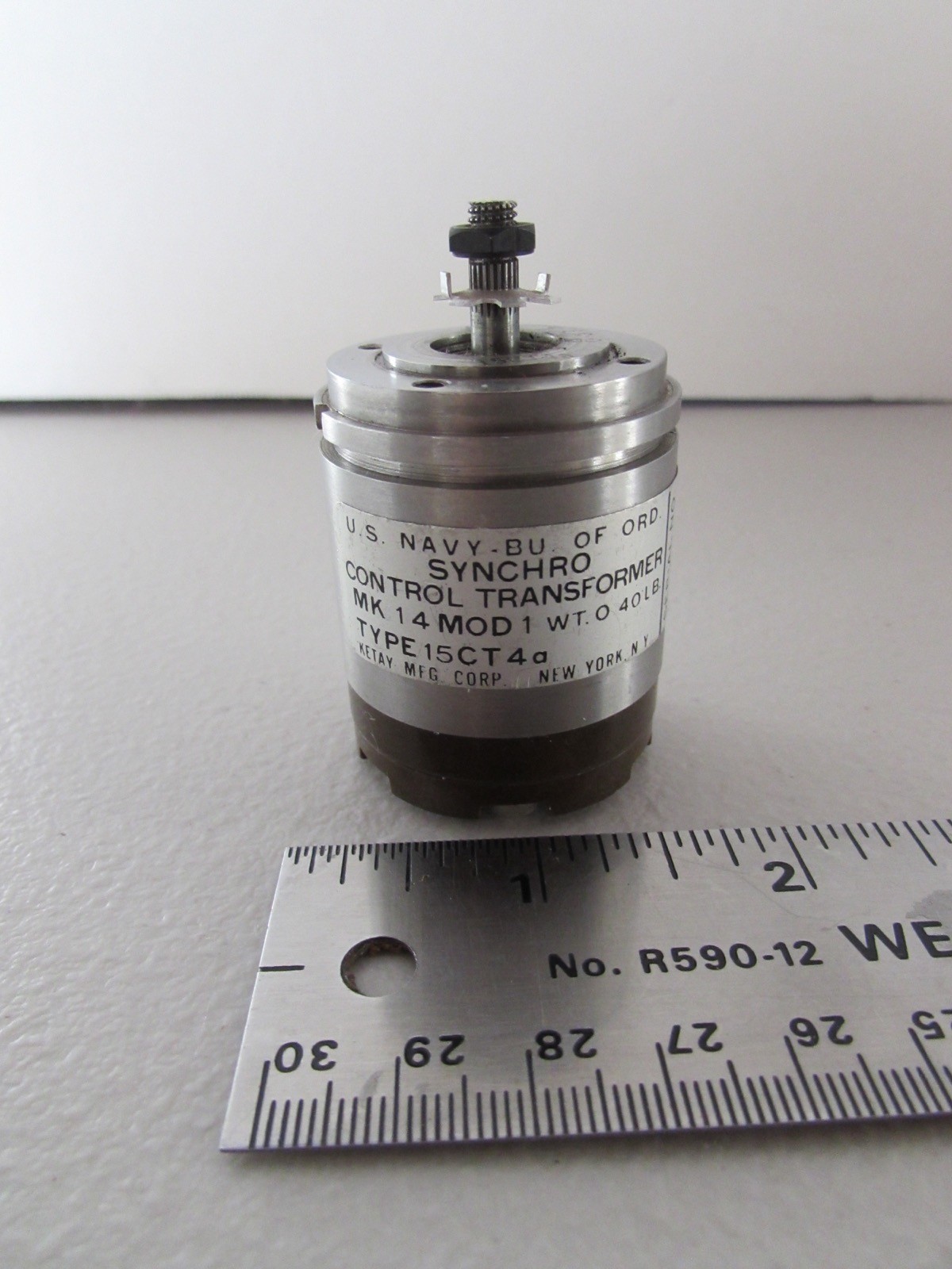 US Navy Synchro Control Transformer Made in the USA Keytay 15CT4a Mk 14 ...