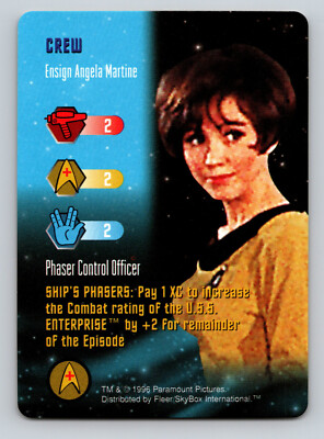 1996 Star Trek The Card Game Crew - Ensign Angela Mariime TCG CCG TOS ...