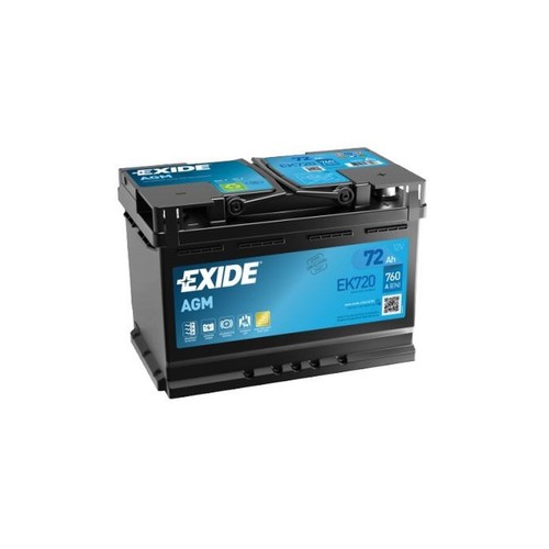 Battery For BMW 3 Series G20,G80 M 340 i Exide AGM 12V 72Ah 760CCA Type ...