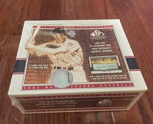2002 Upper Deck SP LEGENDARY CUTS Baseball Unopened Factory Sealed BOX RARE M250 | eBay