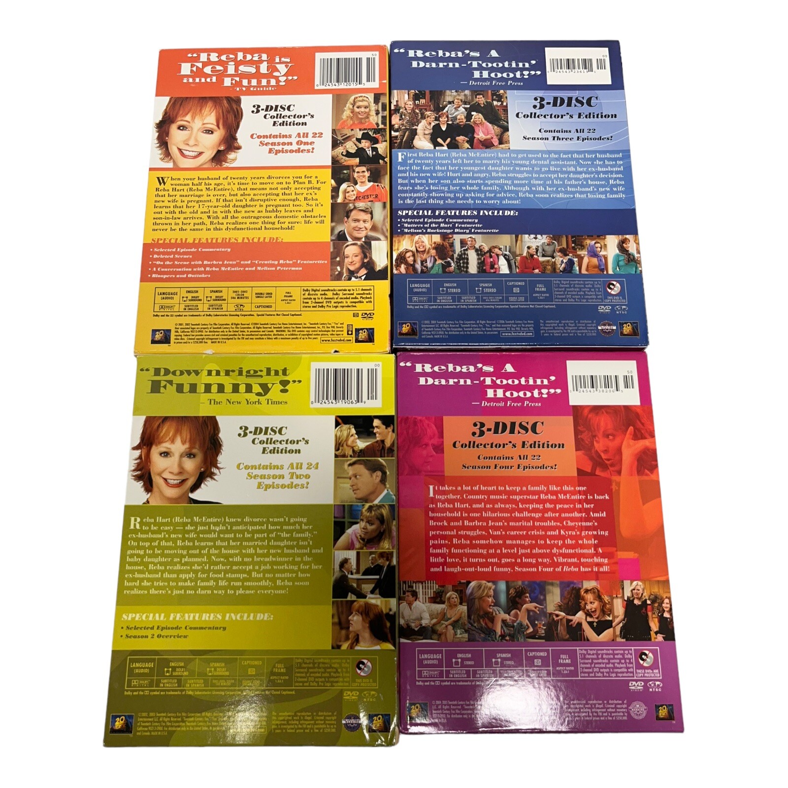 Reba The Complete Set 2004 Seasons 1-4 1 2 3 4 DVD Lot | eBay