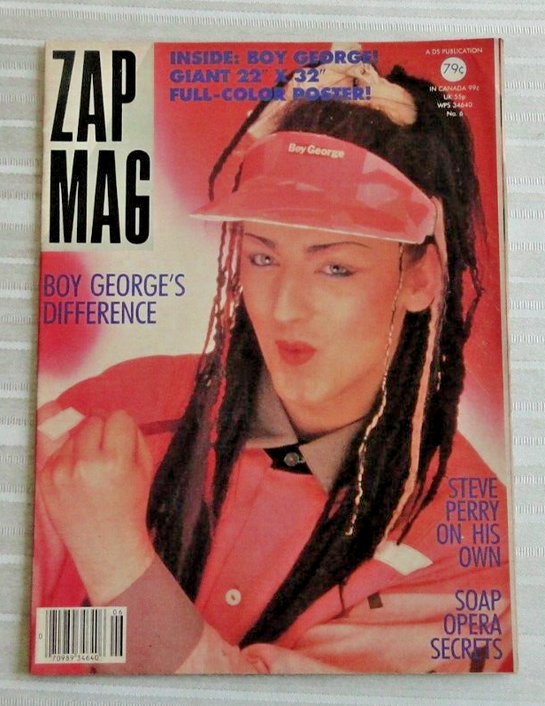 Vintage Poster Magazine Zap Mag #6 Boy George Steve Perry 119 | eBay