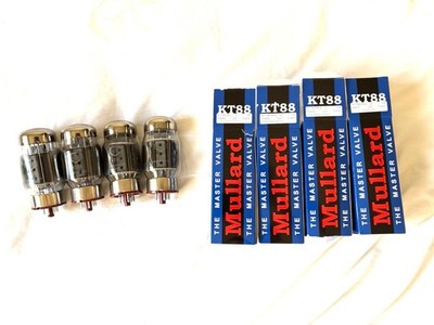 Mullard KT88, Matched Quad (4 Tubes) | eBay
