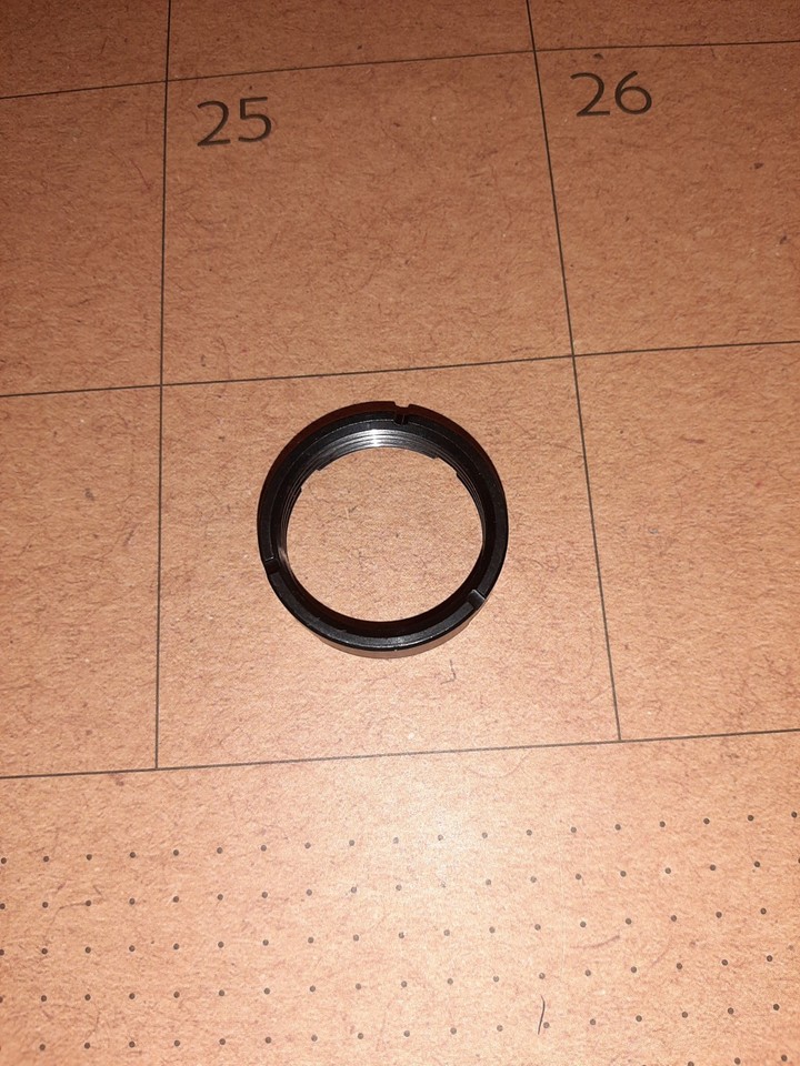 Thread Round Locknut Slotted Nut Retaining Castle Nut | eBay