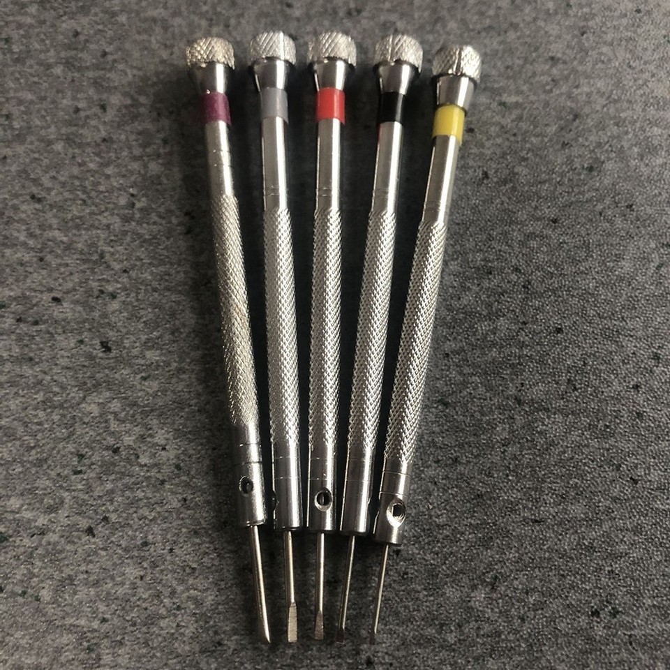 5pcs Small Screwdriver Eyeglasses Sun Glasses Watch Repair Kit Computer ...