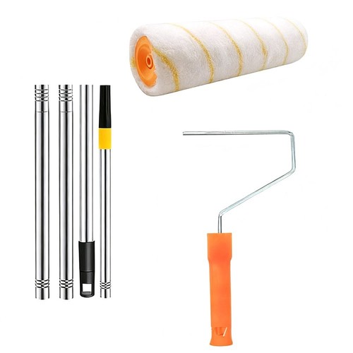 Adjustable Paint Roller Brush Set with Detachable Stainless Steel Rod ...