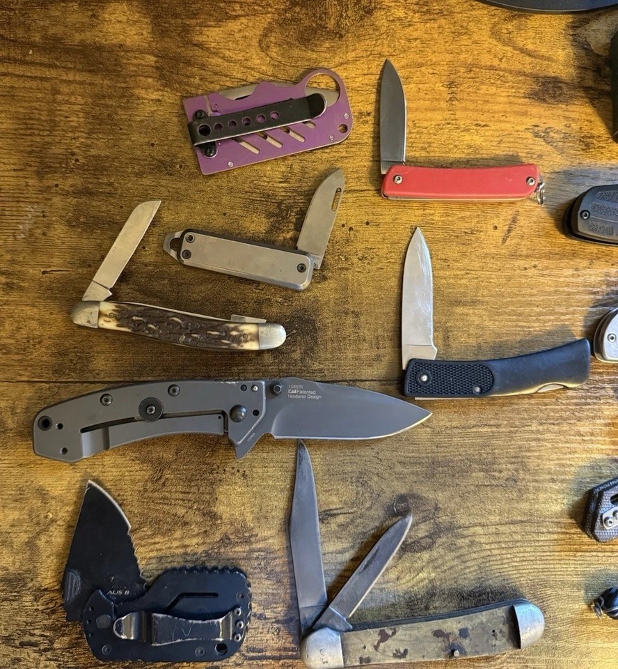 Knife Lot Case XX, Crkt, Kershaw, Kizer, Boker, SOG, James Brand & More ...