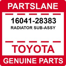 16400-21080 Toyota Radiator ASSY 1640021080 Genuine OEM Part for sale ...