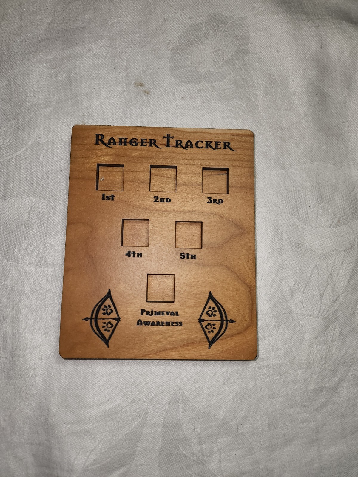 Wood Ranger Tracker 5th Edition Dungeons & Dragons Character Record #1 ...