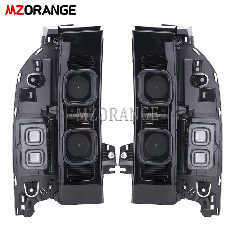 2PCS Smoked Tail Light Brake Rear Lamp For Land Rover Defender 110 90 ...