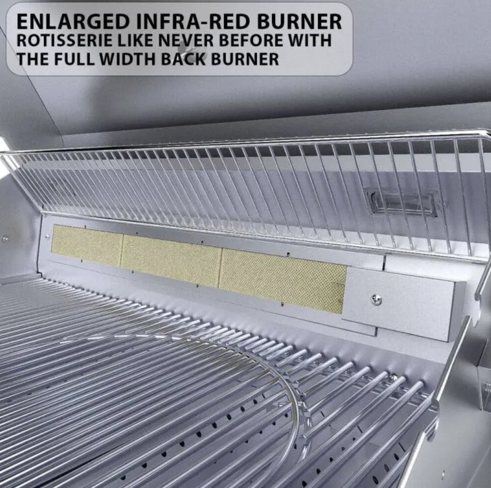 Sunstone 36" Ruby 4 Burner Pro-Sear Grill w/ Infrared Burner, LP ...