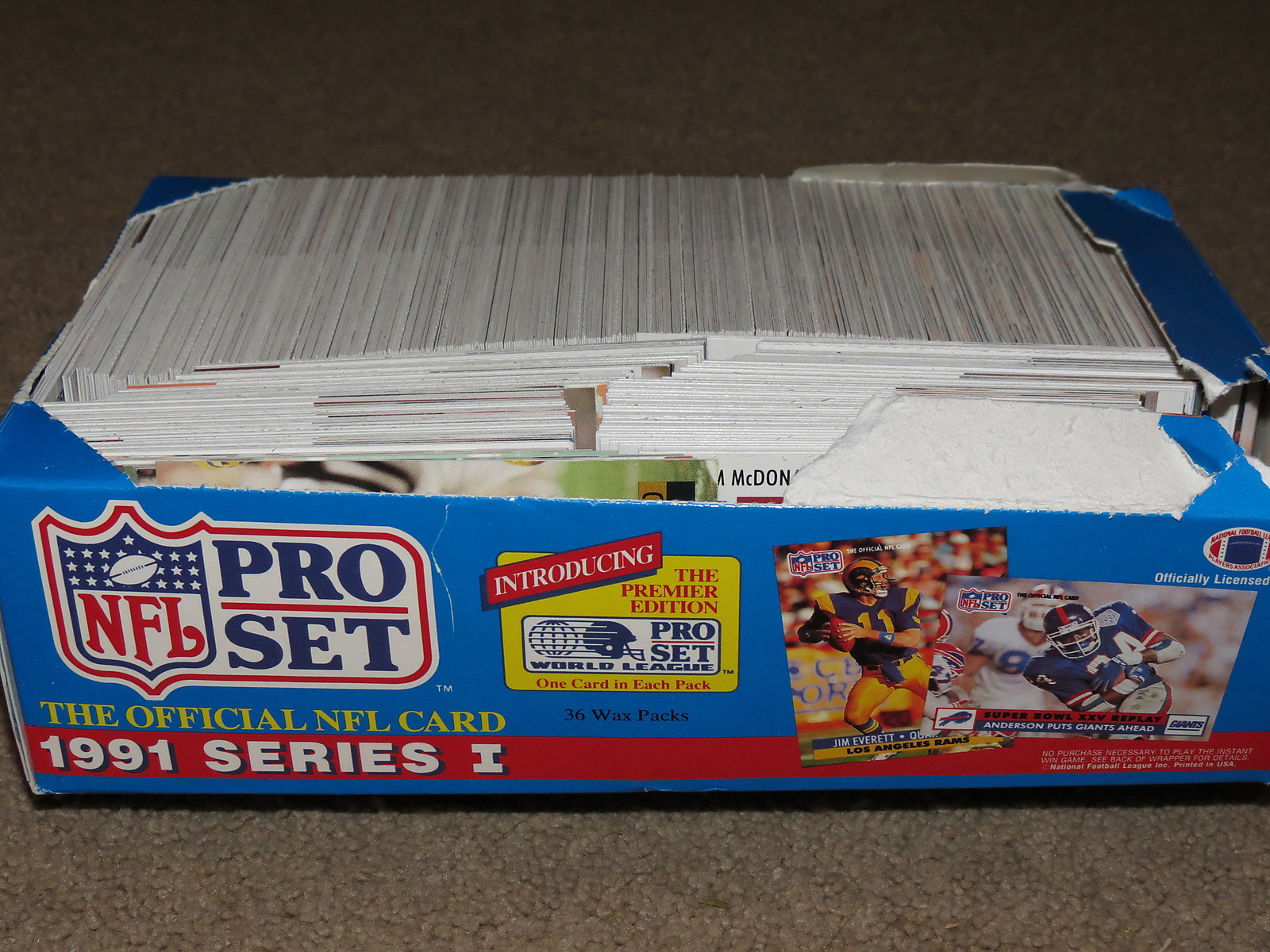 GREAT NFL Pro Set - The 1990 Official NFL Card - includes Curt Jarvis ...