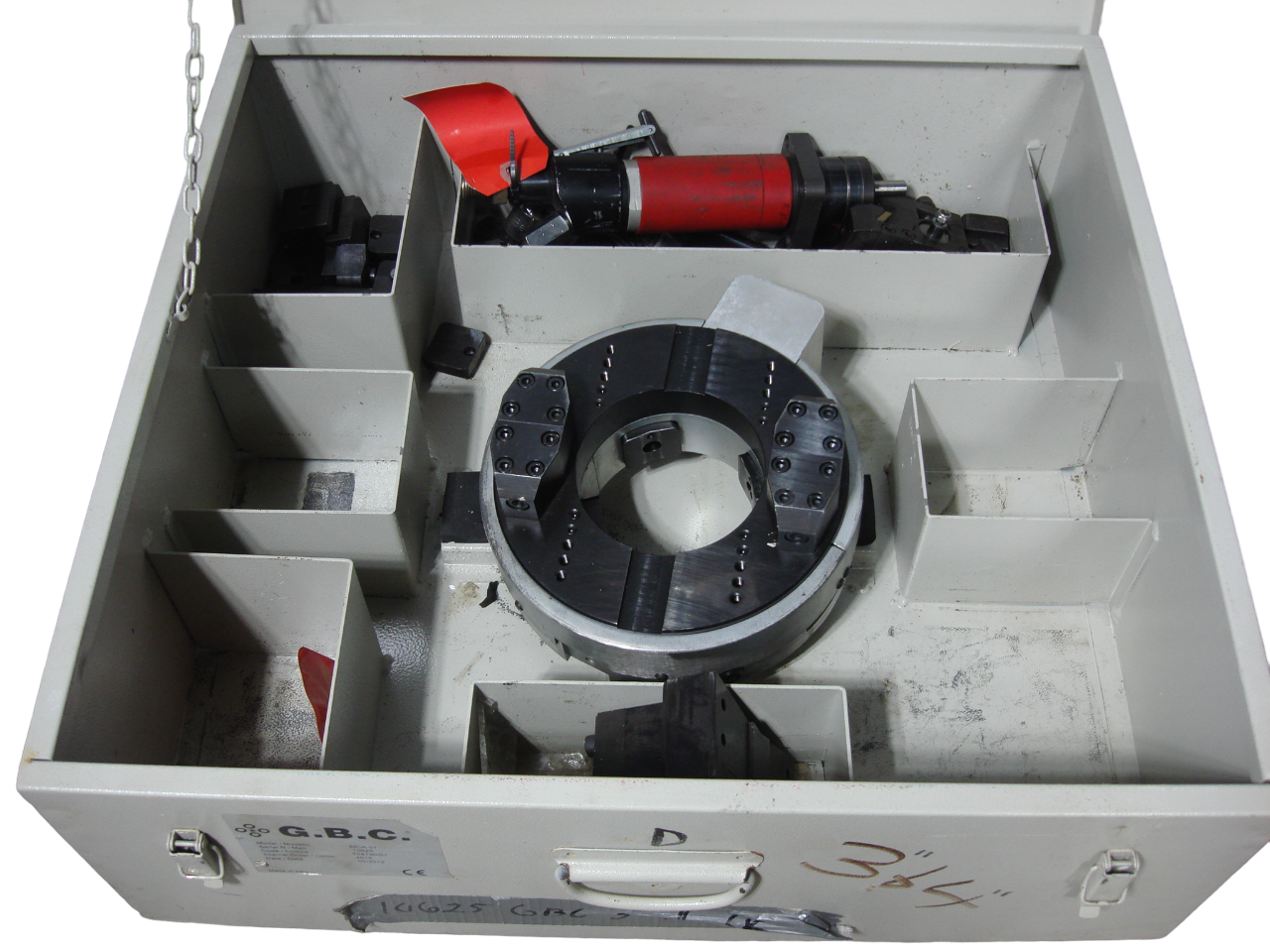 GBC MCA1 4" Pneumatic Clamshell Split Pipe Cold Cutting Beveling ...