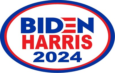 Joe Biden Harris car magnet President 2024 Magnetic Bumper Sticker 5.5 ...