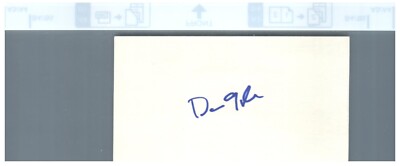 Dan Quayle Politician 44th Vice President Lawyer Autograph Signature ...