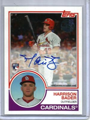 Harrison Bader 2018 Topps 35th Anniversary Autograph Rookie | eBay