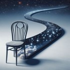 Chair and the Starry Way Digital Illutration Canvas (Digital Image) | eBay