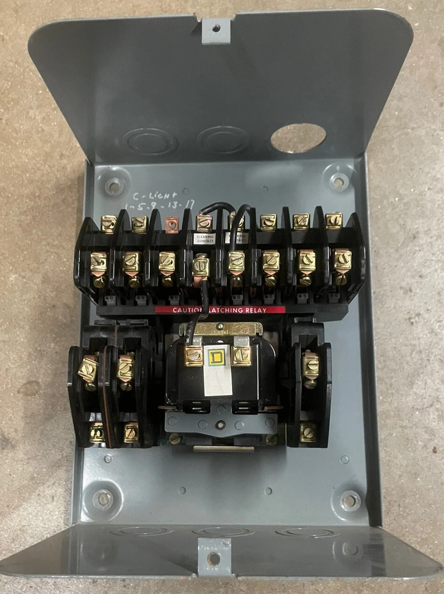 Square D Lighting Contactor Wiring Diagram 8903 | Shelly Lighting