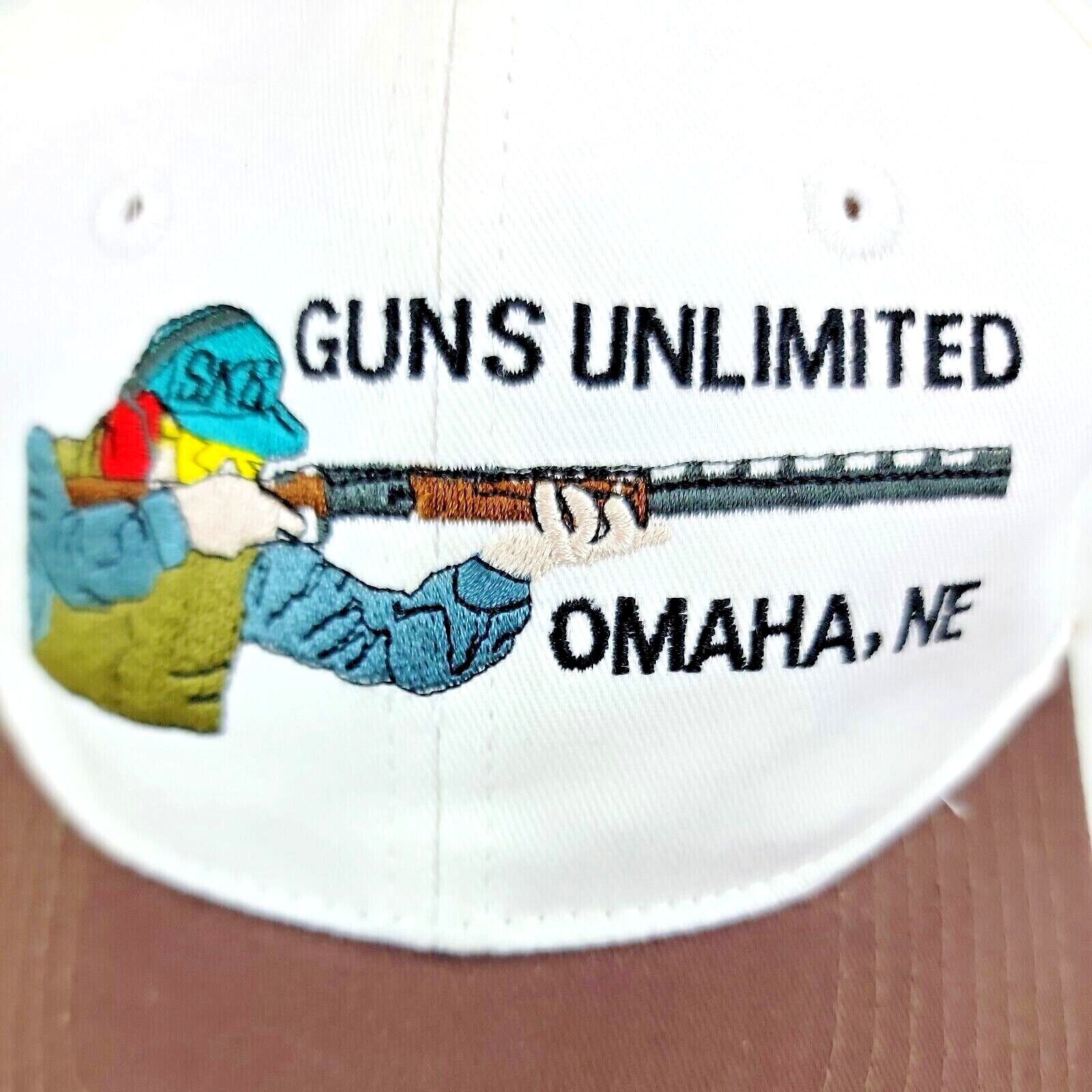 Guns Unlimited Baseball Cap Omaha Ne Strapback Hat Skeet Club Stitched ...