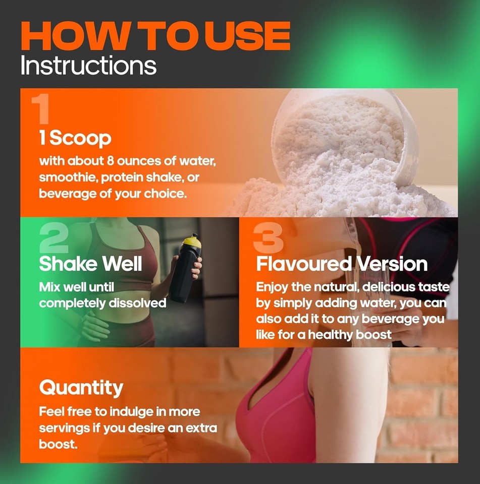 Bovine X3 Colostrum Supplement Powder for Humans, 100% Pure Whole ...