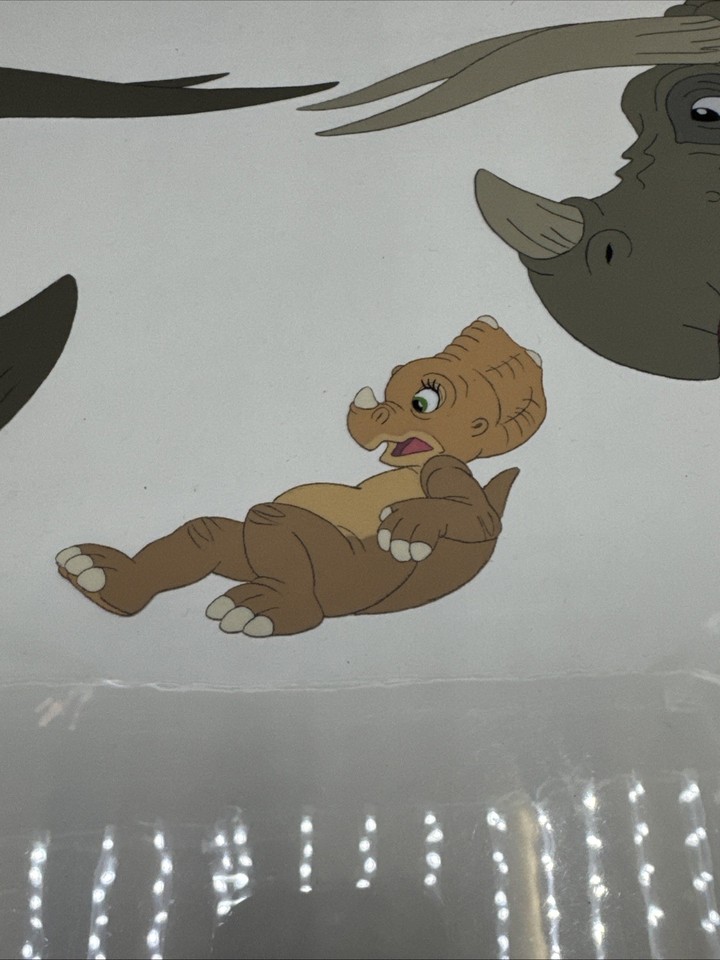 The Land Before Time 1988 Movie Art Animation Production Cel Cera ...