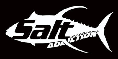 Salt Addiction Saltwater Fishing Yellowfin Tuna window decal sticker ...