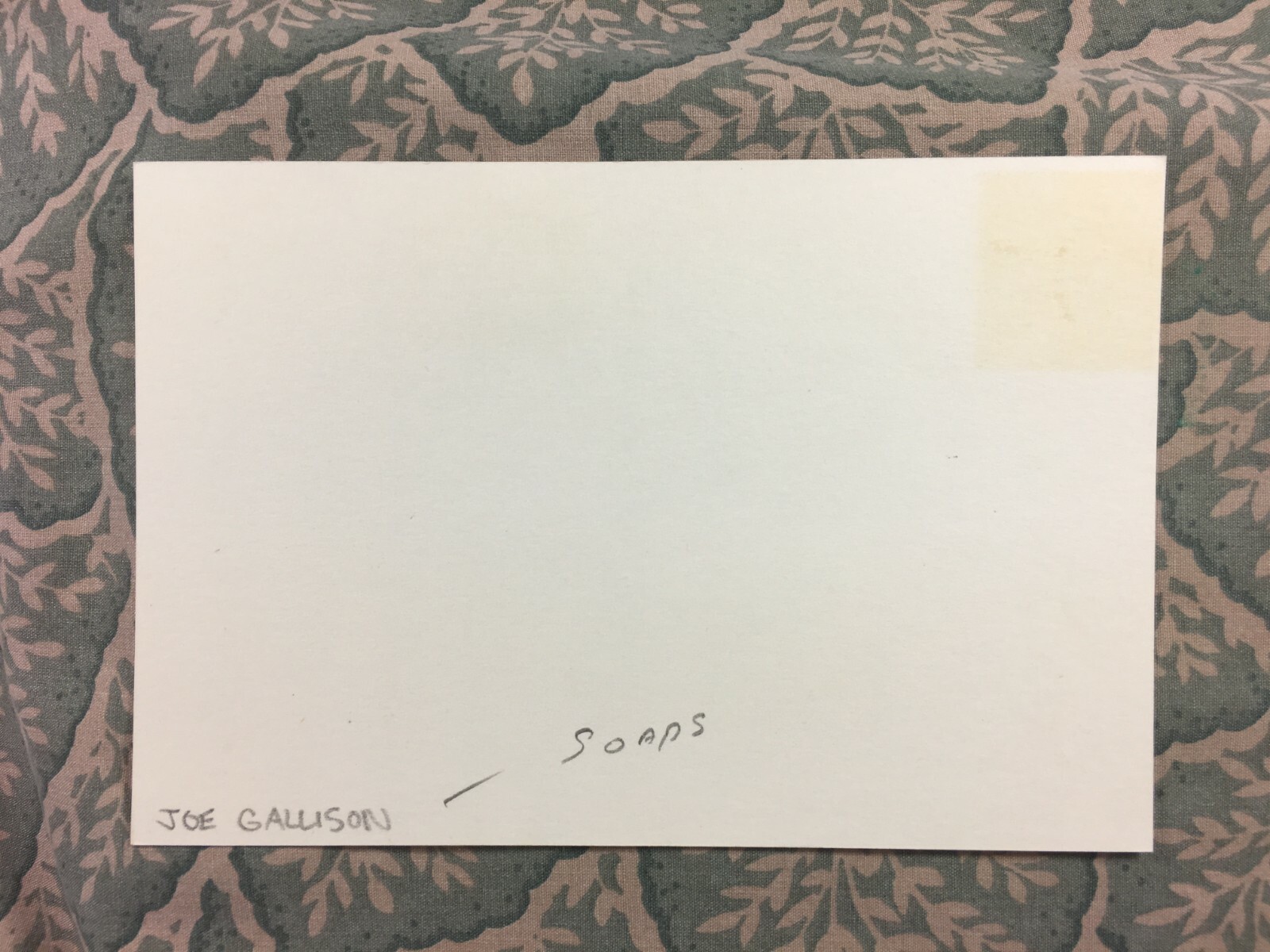 Joe Gallison - Days of Our Lives - Portrait of a Mobster - The Choice ...