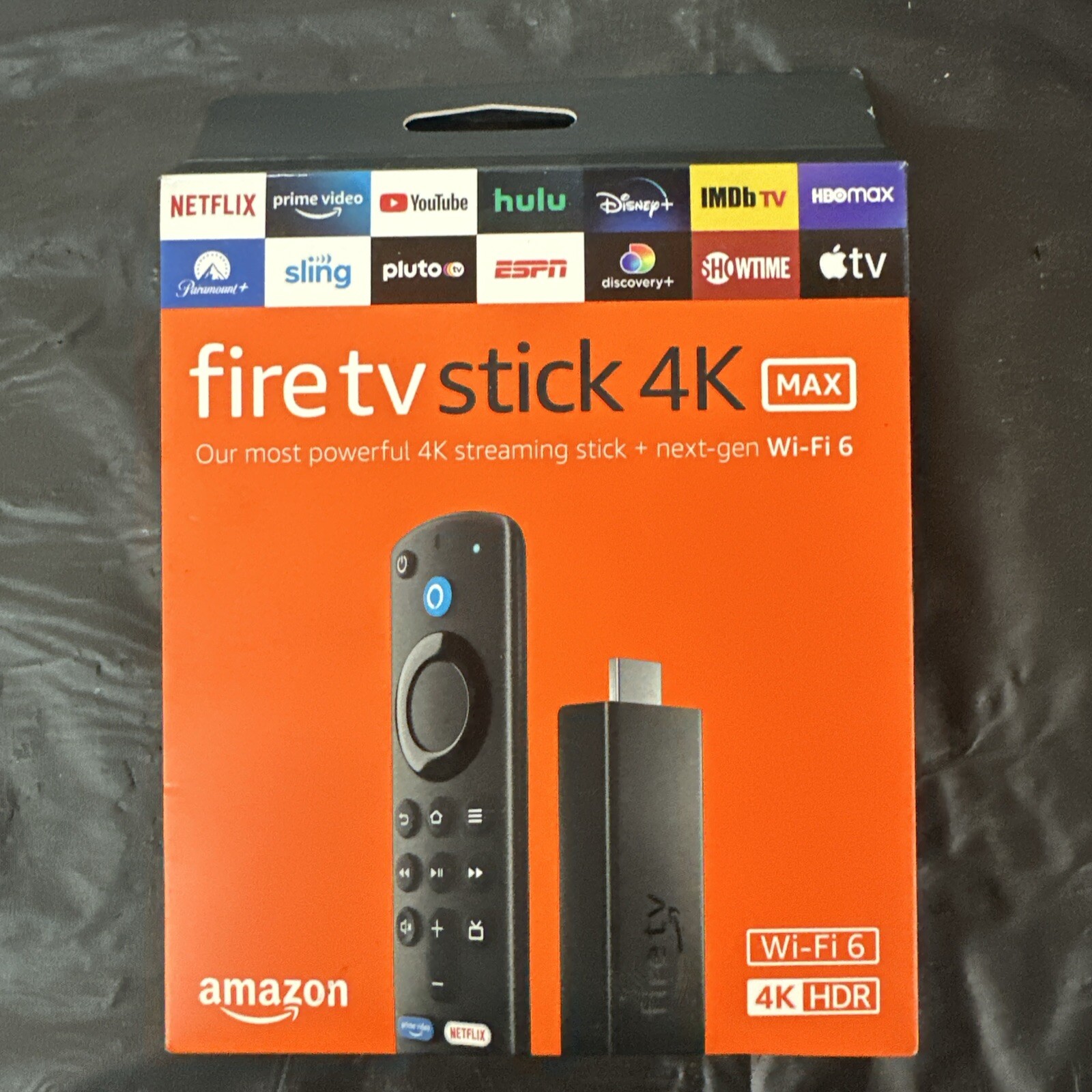 Amazon Firestick TV 4K MAX 2021 Streaming Device WiFi-6 Alexa Voice ...