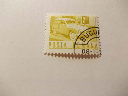 Briefmarke: Serie Auto: 2 Lei Posta Romana | eBay