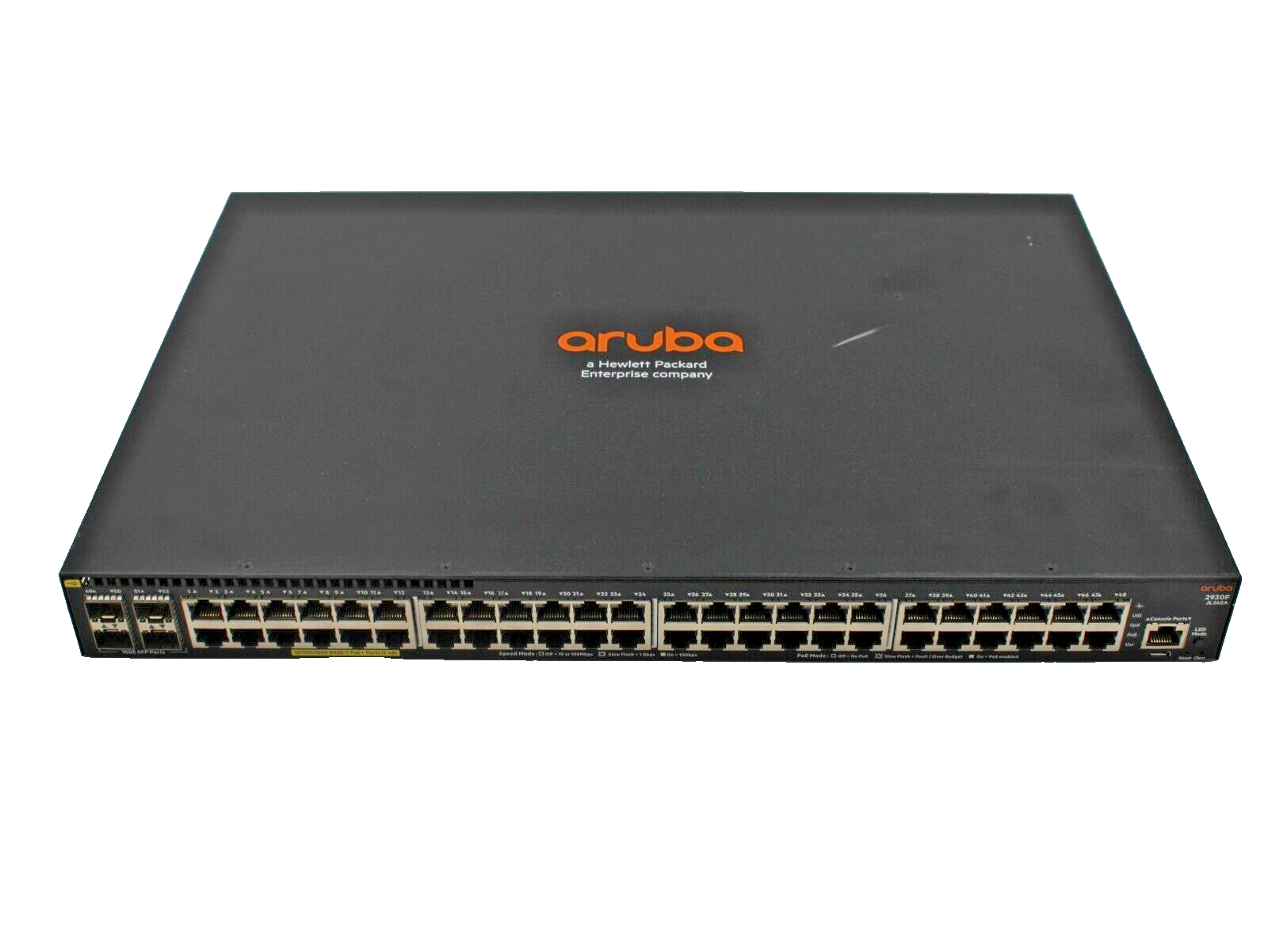 HPE Aruba JL262A 2930F 48 Port PoE+ 4SFP+ Network Switch TESTED | eBay